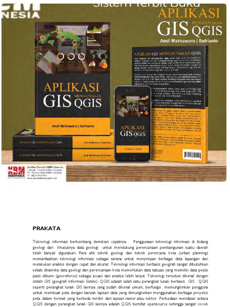 Buku Aplikasi GIS Menggunakan QGIS Cetakan II | PDF