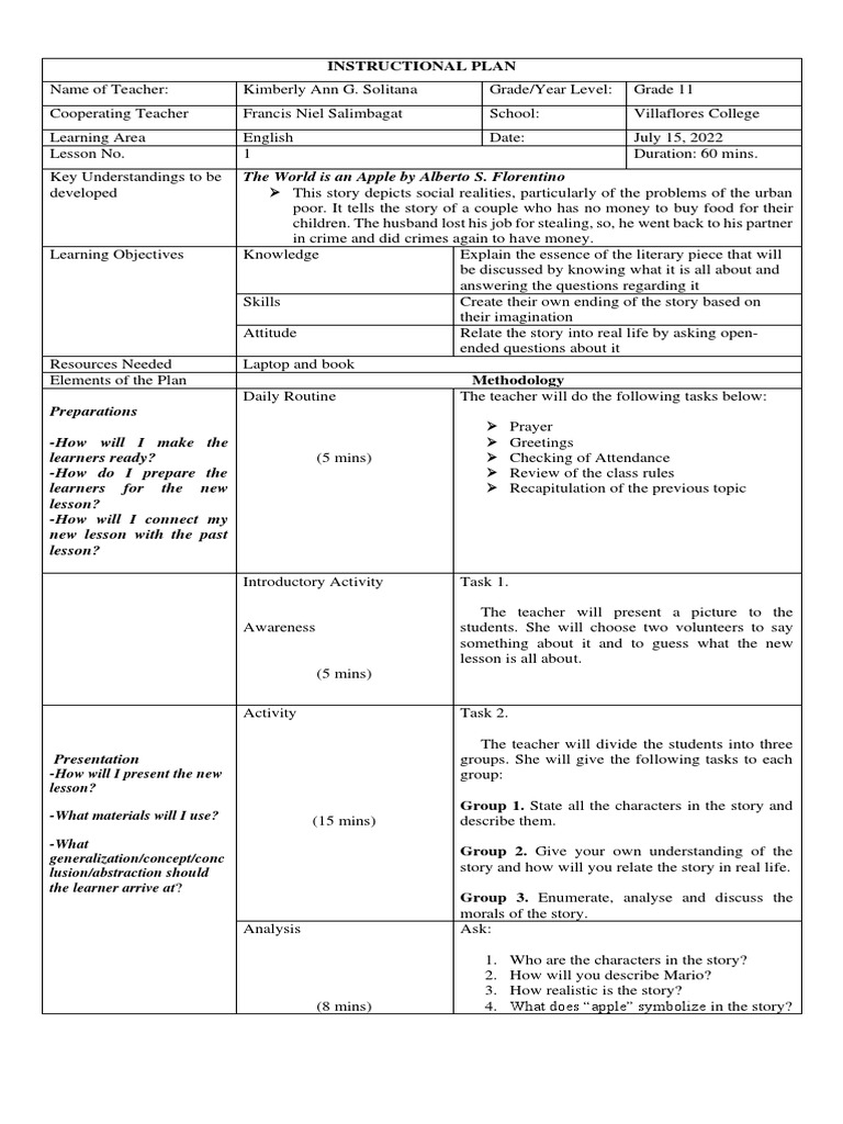 Spec 10 Iplan Group 2 | PDF
