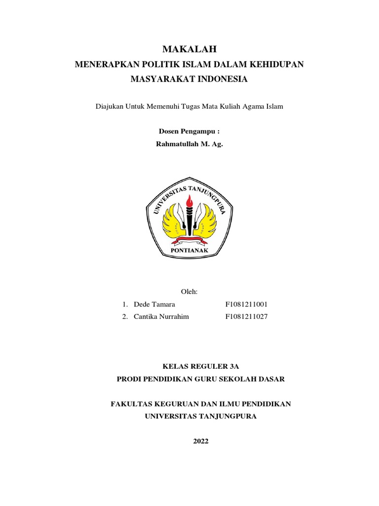 Makalah Agama Materi 5 Hal | PDF