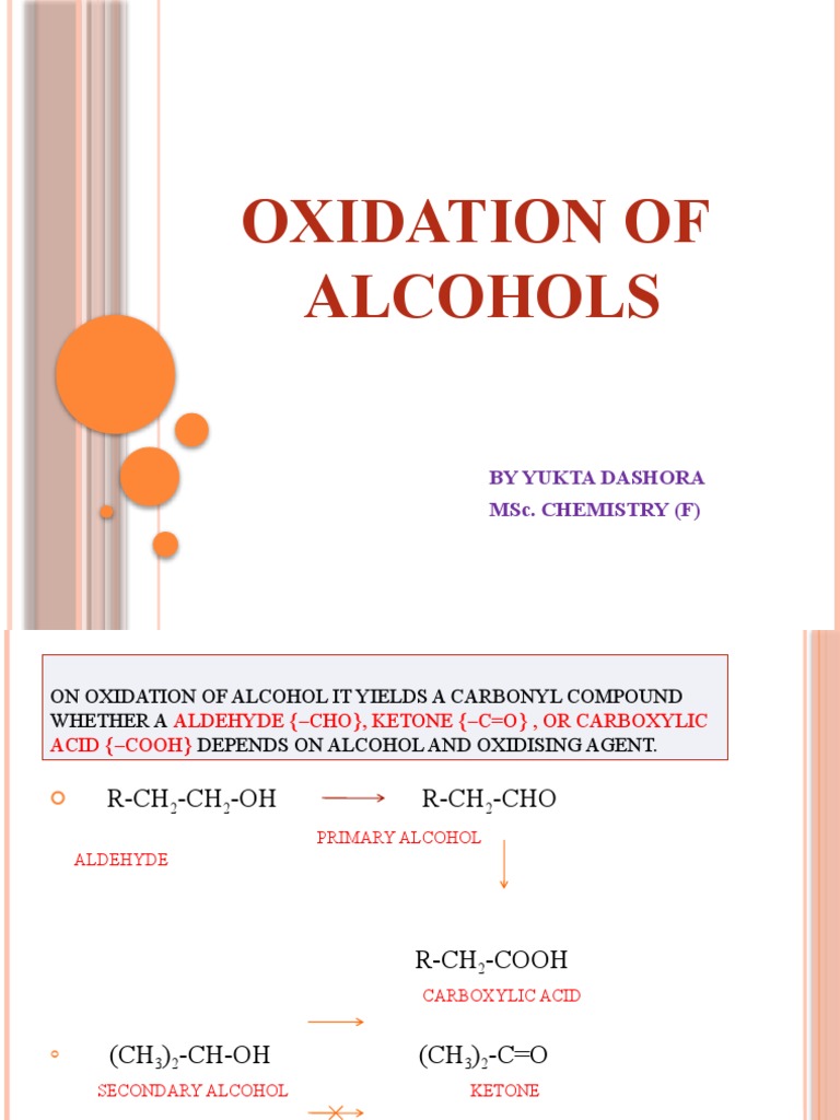 Alcohol Oxidation Methods Guide | PDF | Science & Mathematics