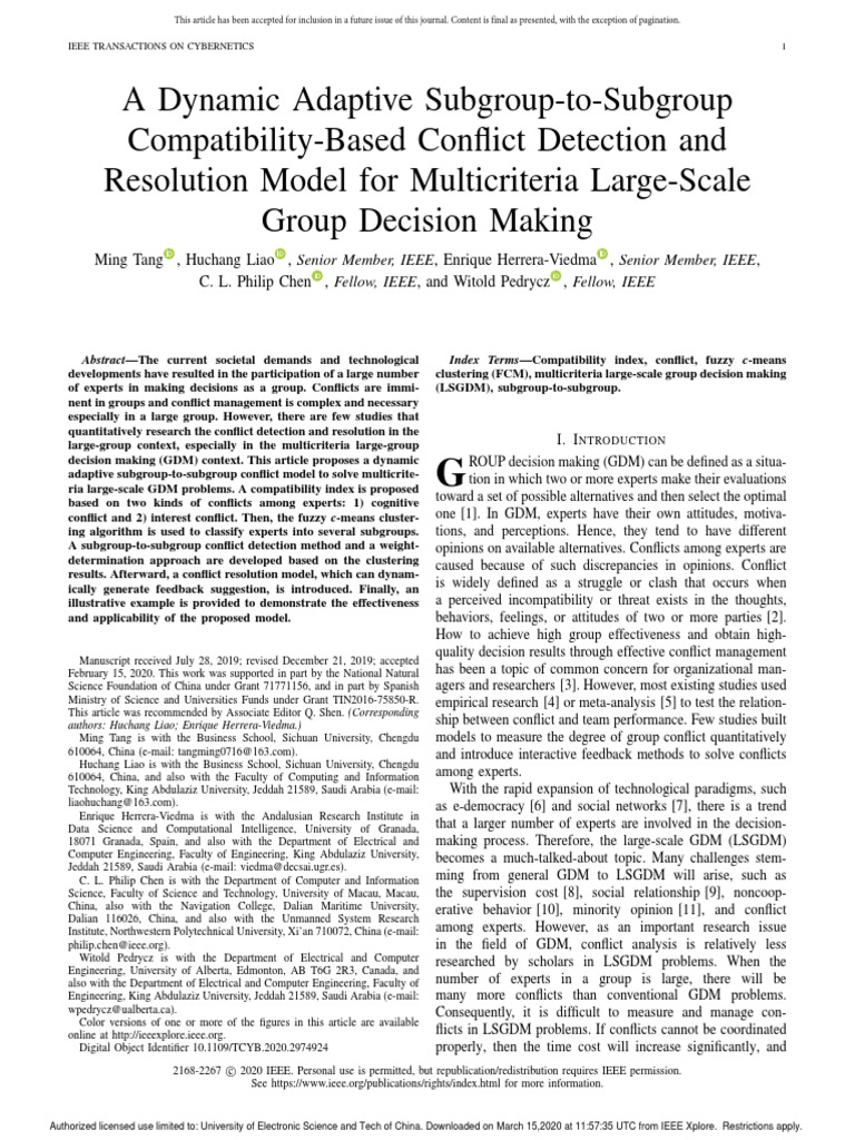 2020 - A Dynamic Adaptive Subgroup-to-Subgroup Compatibility-Based Conflict Detection and ...