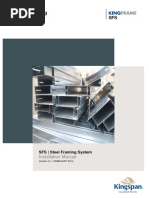 Metsec SFS Operations Installation | PDF | Framing (Construction) | Wall