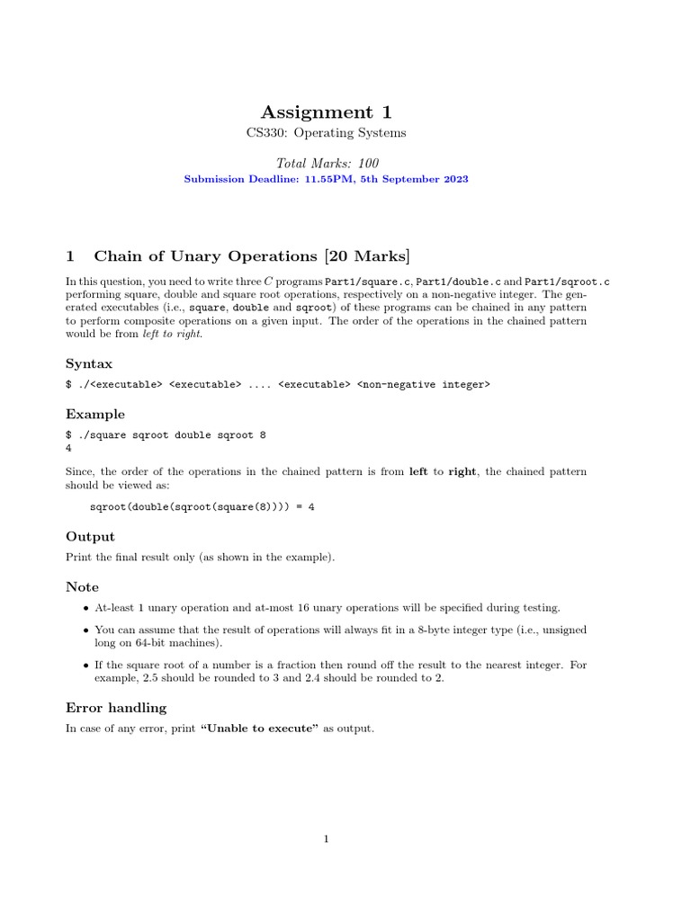 CS330 Assignment 1 2023 | PDF