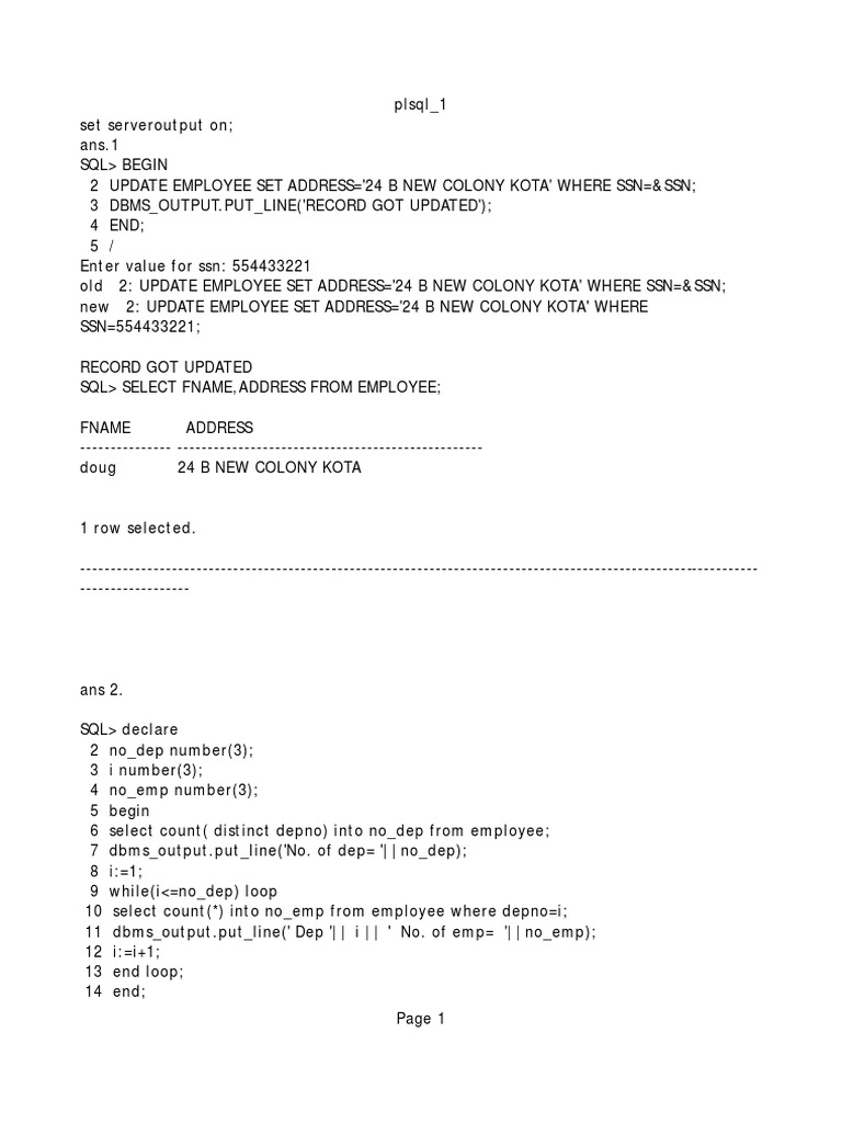 Plsql 2 Pdf Databases Data Management 