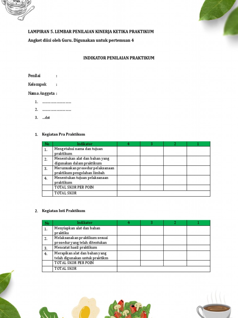 Penilaian Kinerja Praktikum Siswa | PDF | Komputer | Teknologi & Rekayasa