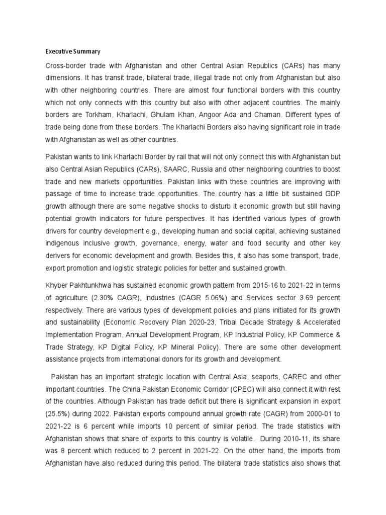 Executive Summary Railway Project | PDF