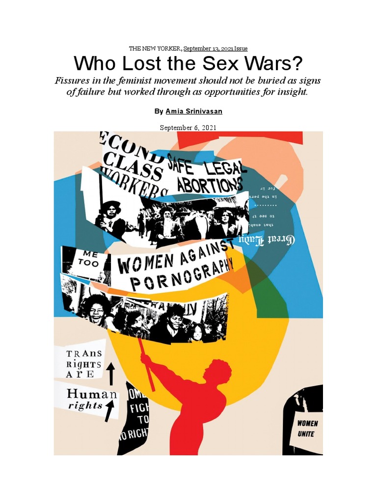 Srinivasan Sex Wars 2021 Pdf