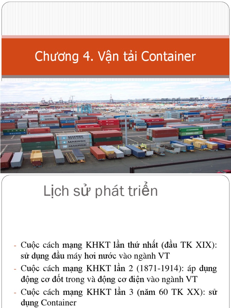 Chương 4. Vận Tải Container | PDF