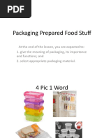 Detailed Lesson Plan in Food Packaging | PDF | Packaging And Labeling ...