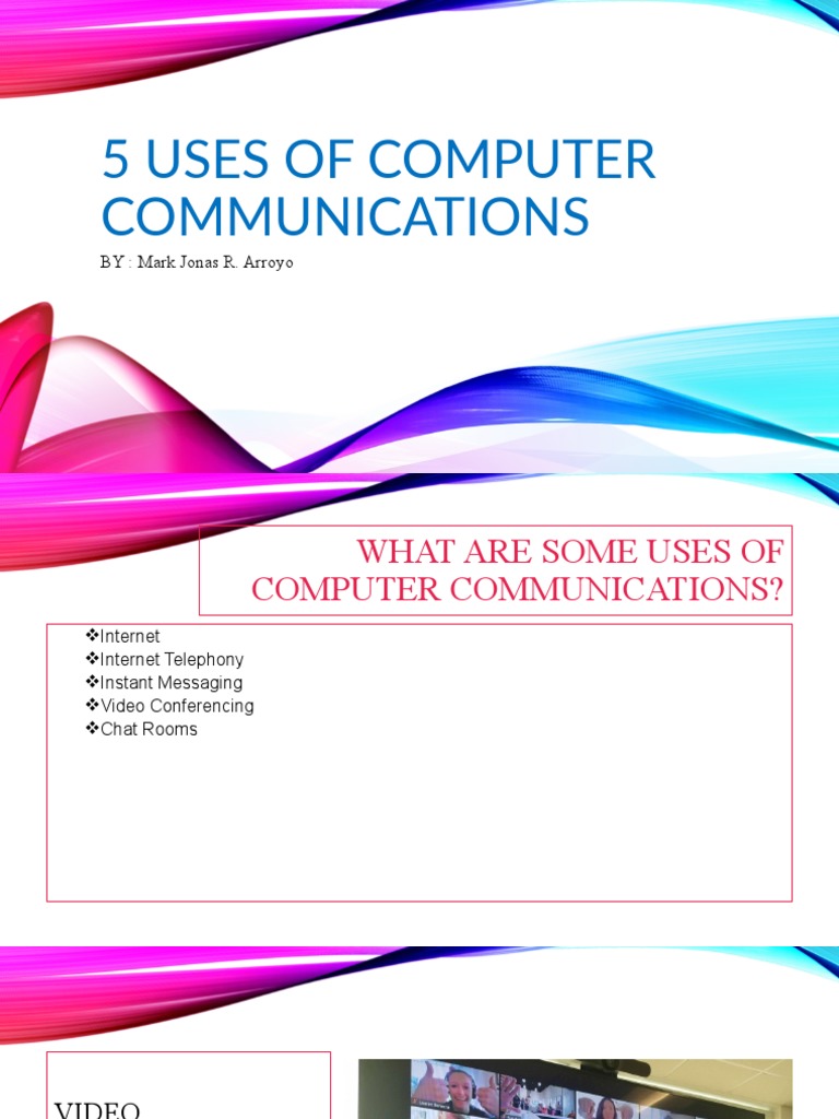 5 Uses of Computer Communications | PDF