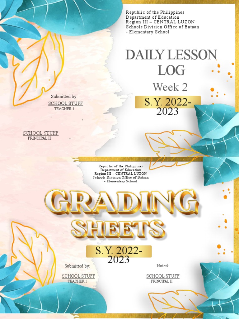 School Forms Cover - Green | PDF