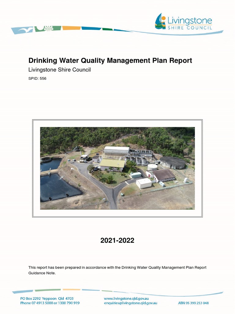 Livingstone Shire Council Drinking Water Quality Management Plan Report ...