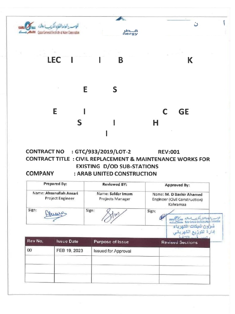 Method Statement For Plinth Demolition | PDF