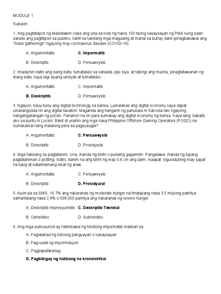 Module 1 | PDF