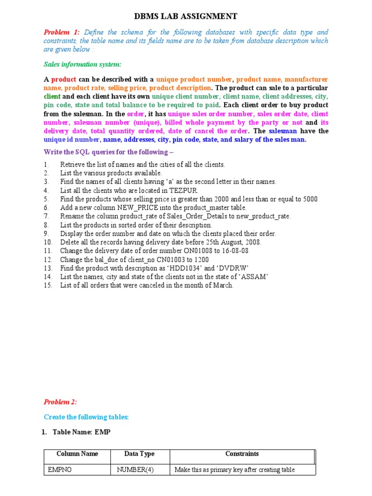 Lab Assignment 2 | PDF