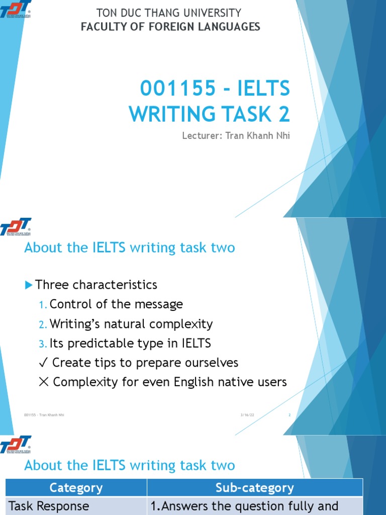 IELTS - Writing Task 2 - Tips 1-10 | PDF