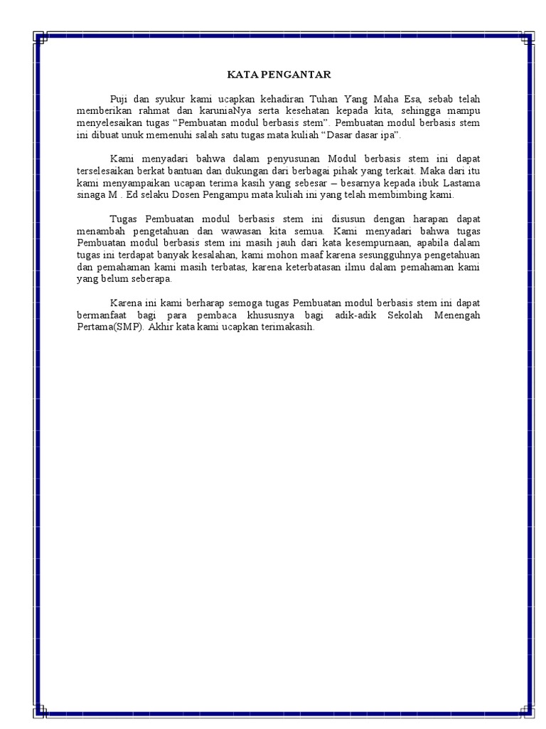 E-Modul Fisika Berbasis Stem | PDF