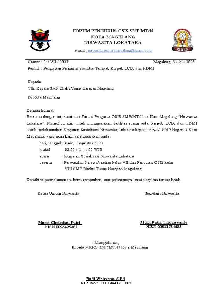 SBTH Surat Perizinan Tempat Nirwaloka | PDF