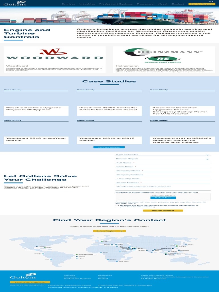 Woodward & Heinzmann Regulators Europa Engine Controls | PDF