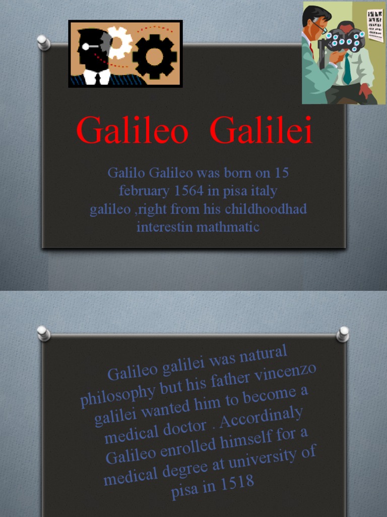 Galileo Galilei | PDF