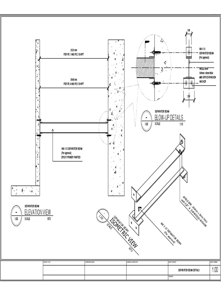 Elevator Separator Beam | PDF