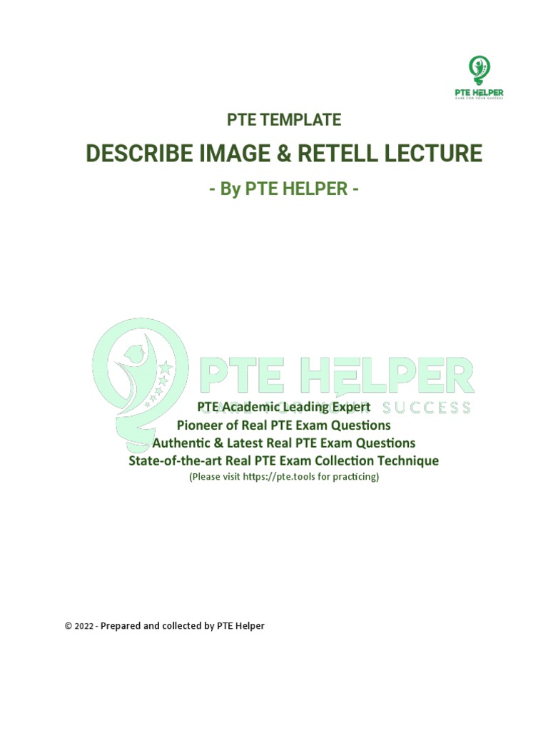 Describe Image & Retell Lecture | PDF