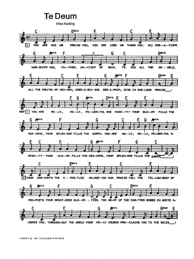 Te Deum | PDF