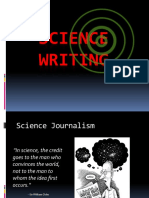 Science News Writing | PDF | News | Journalism