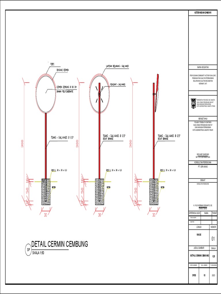 06. Detail cermin cembung RW 05 | PDF