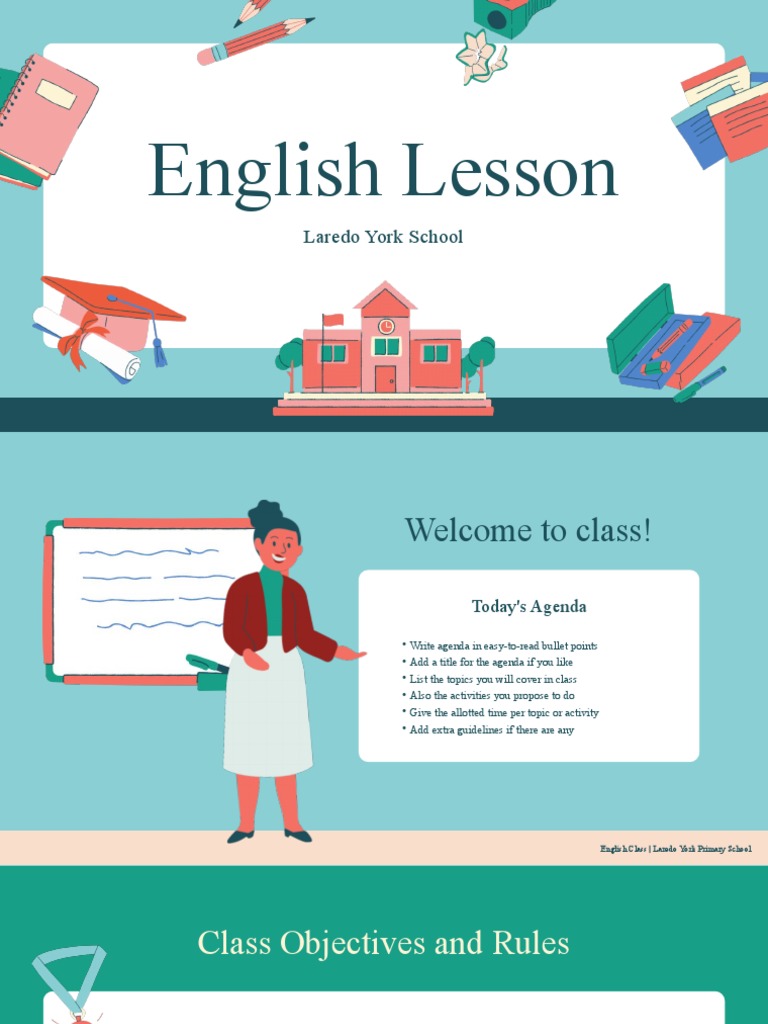 Laredo York English Class Agenda | PDF | Career & Growth