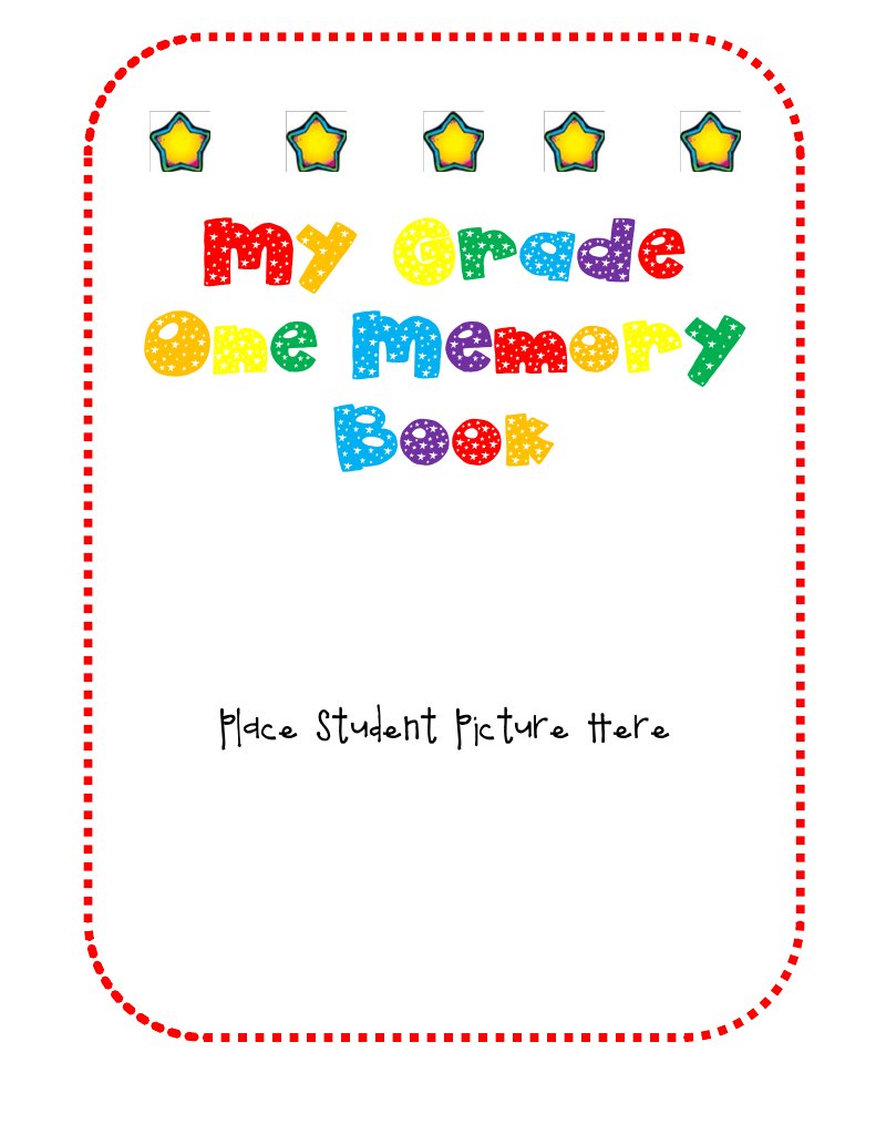 Grade One Memory Book Template | PDF