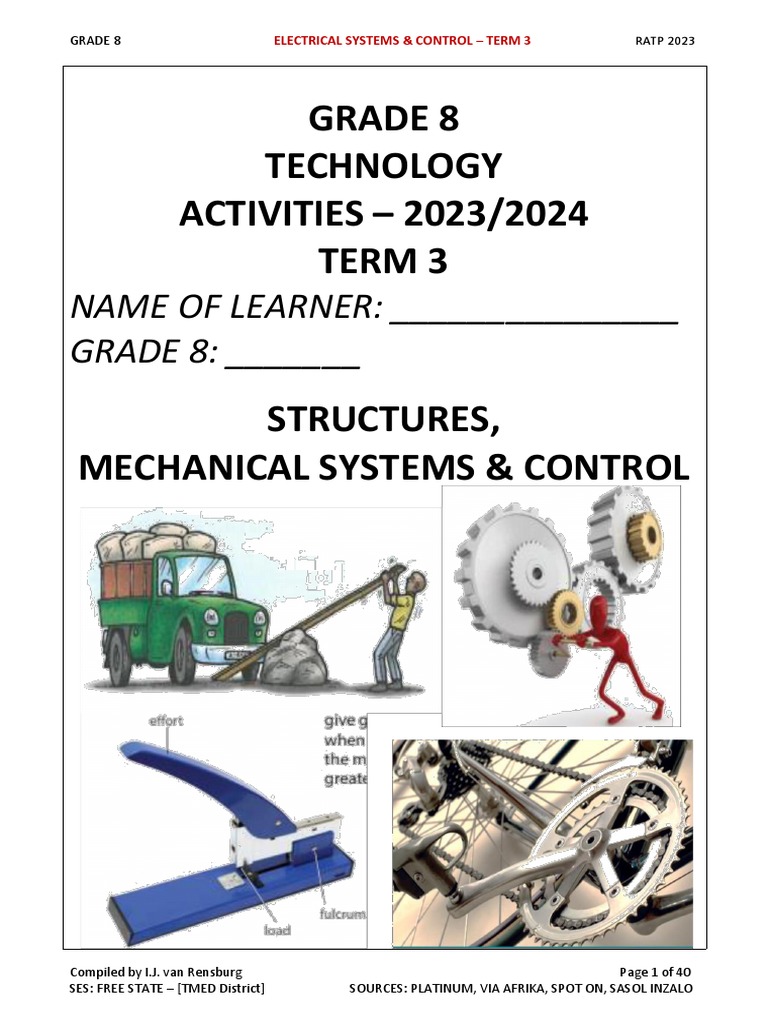 Grade 8 Gear Systems Overview | PDF