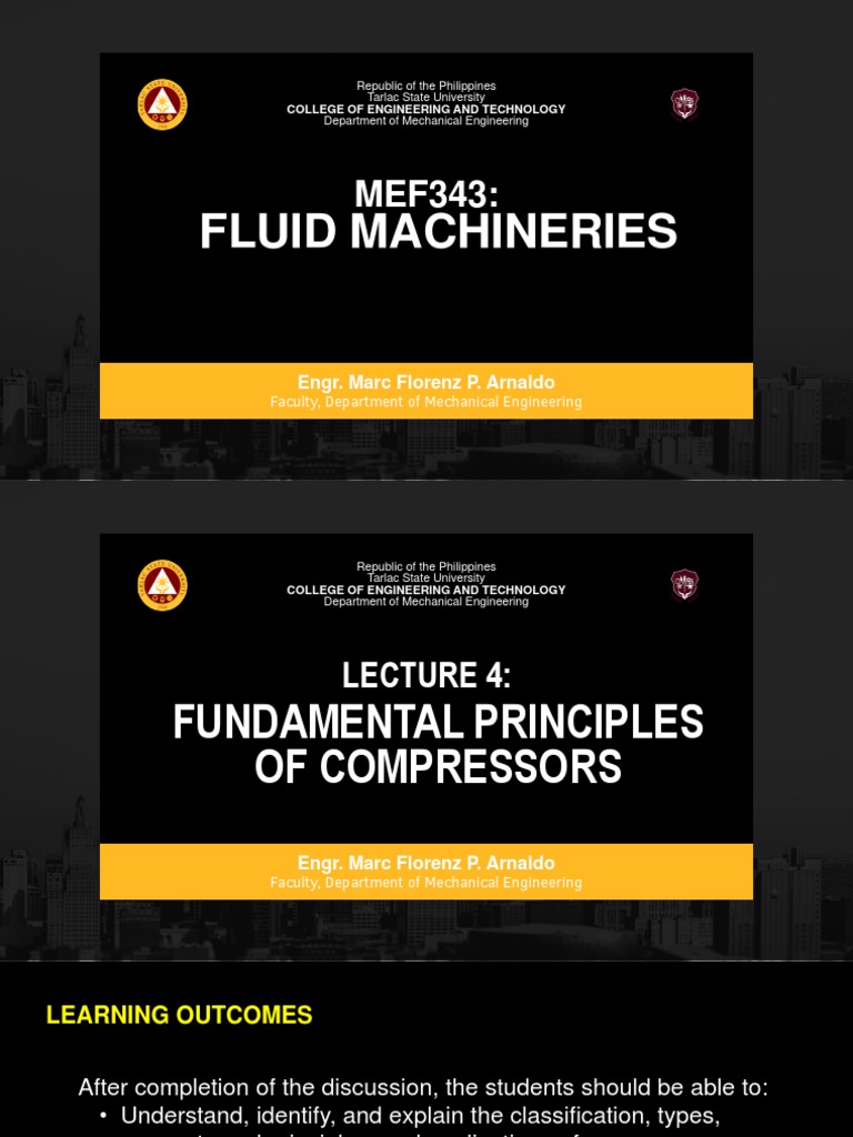 Lecture 4 Compressors | PDF