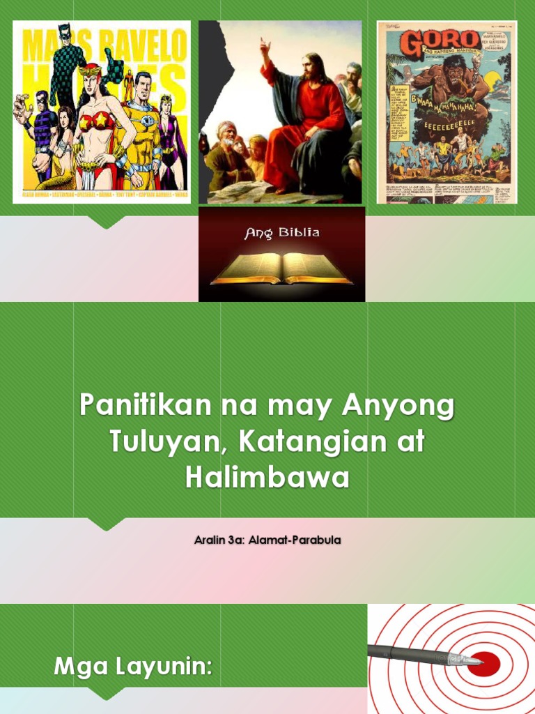 Aralin 3a-Panitikang May Anyong Tuluyan | PDF