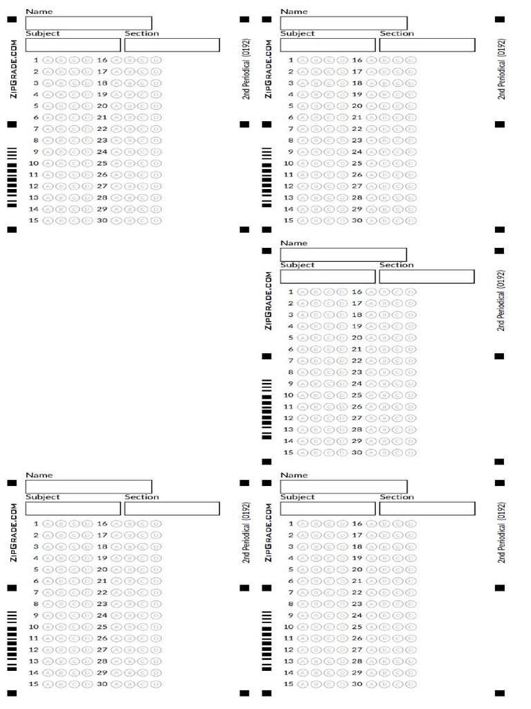 Zip Grade | PDF