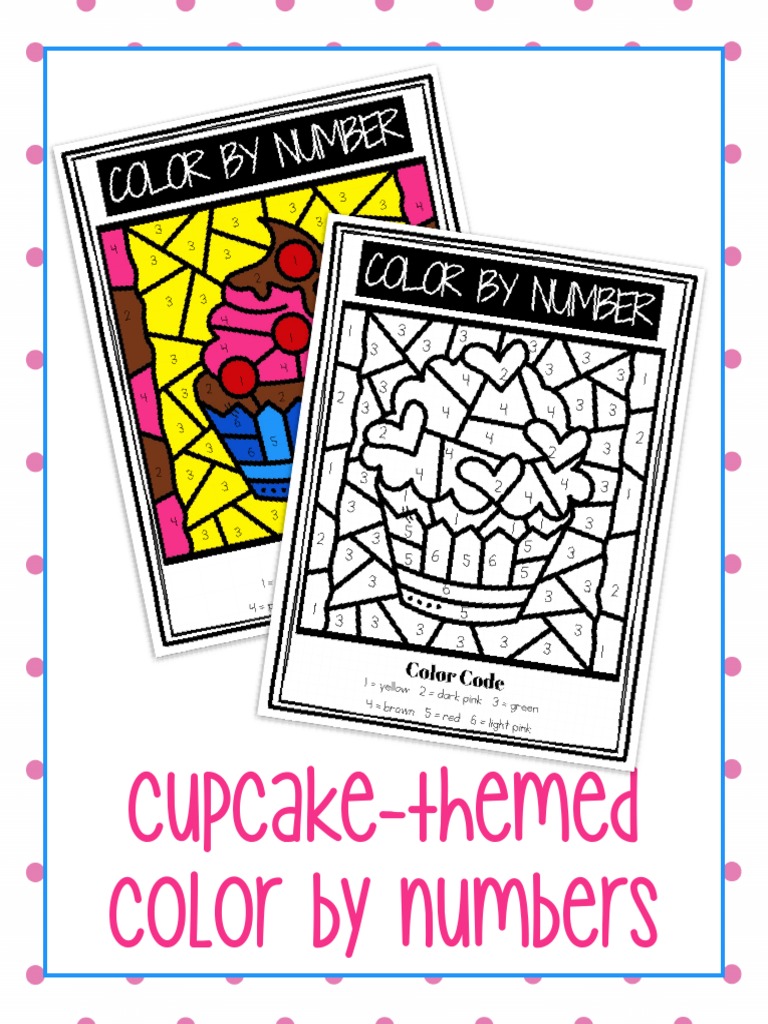 Cupcake Color by Number | PDF | Computing | Software