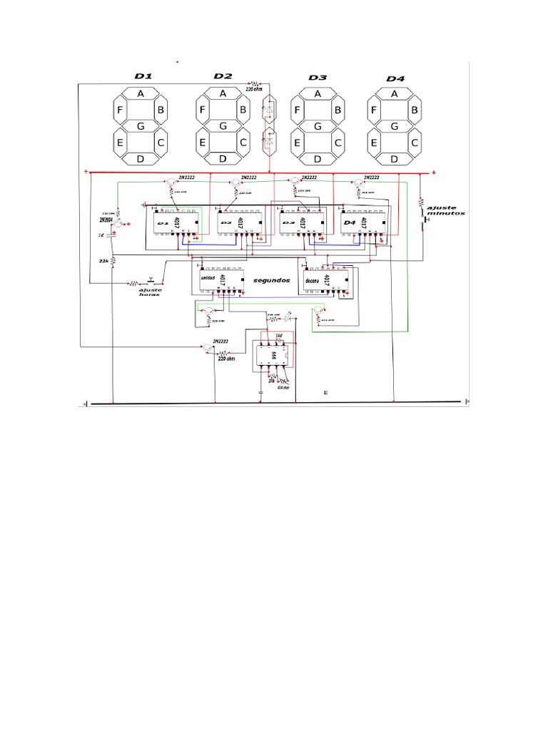 Reloj Diagrama y Piezas | PDF