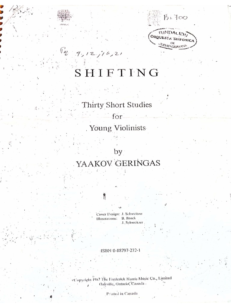 Shifting Violín Método | PDF