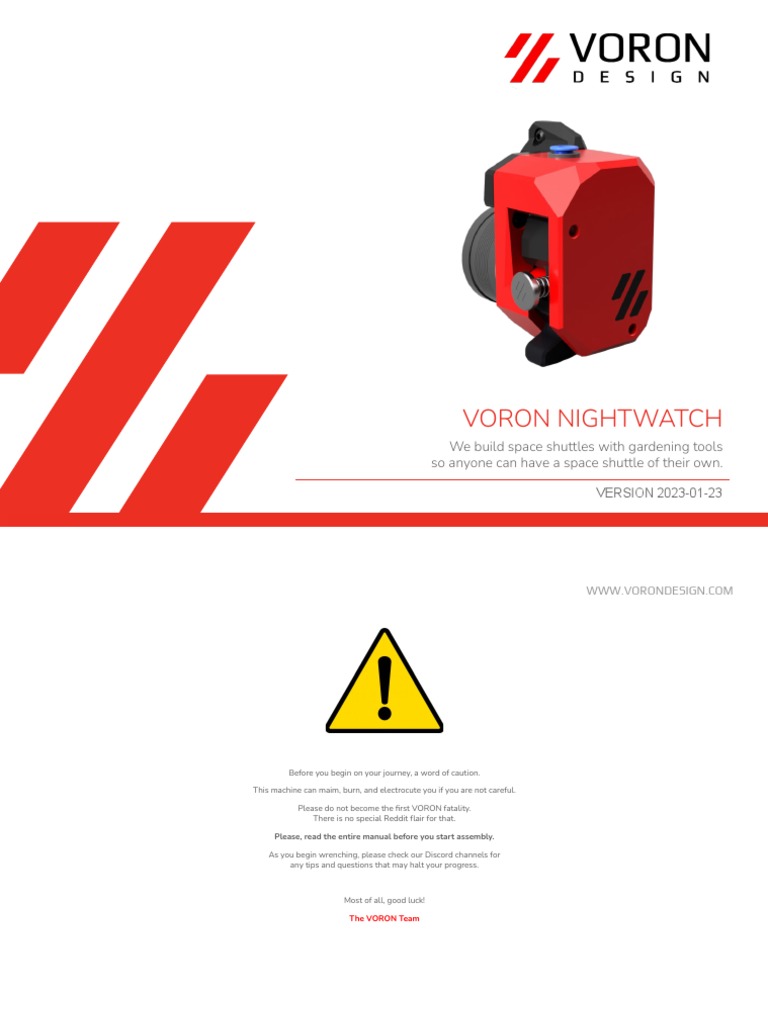 Assembly Manual Nightwatch | PDF