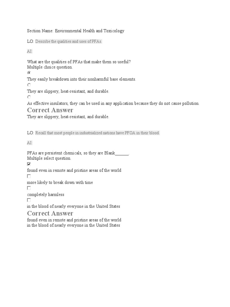 CH8 - ENVIRONMENTAL SCIENCE A GLOBAL CONCERN - Sample | PDF | Chronic ...