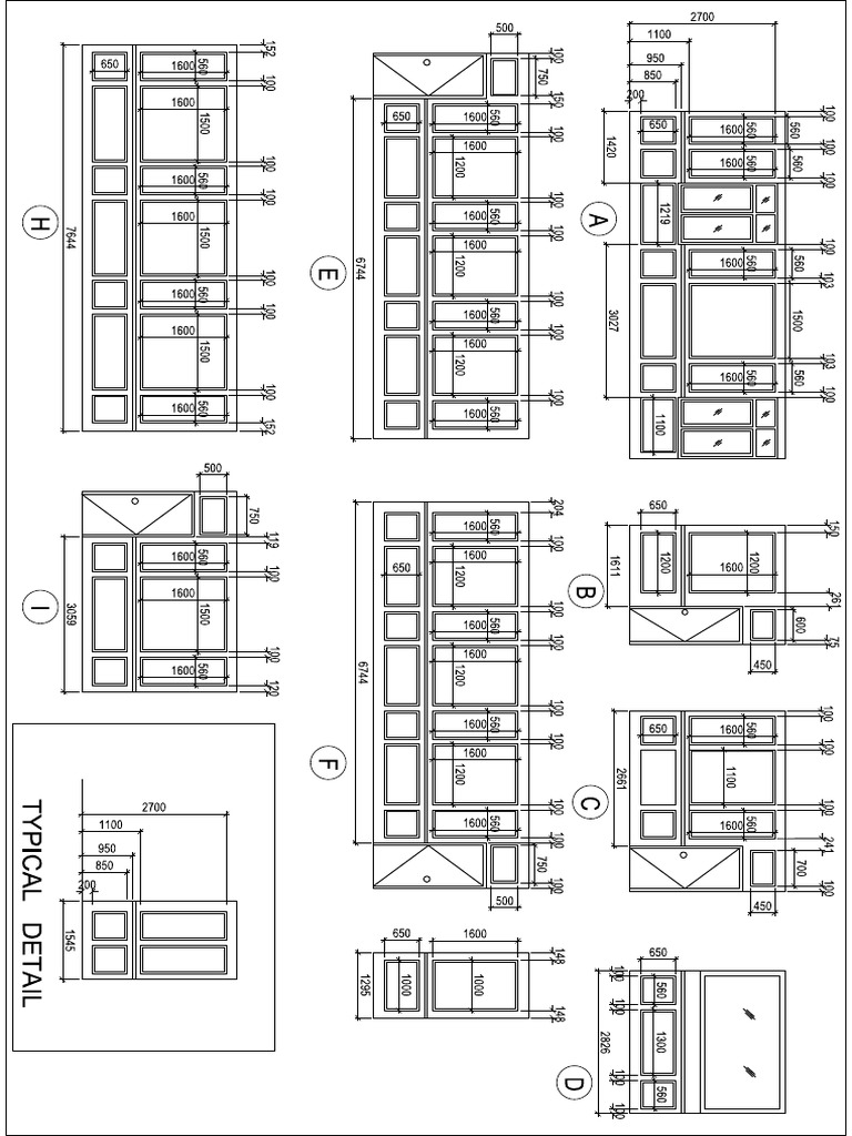 Wainscoting Detail Plan | PDF