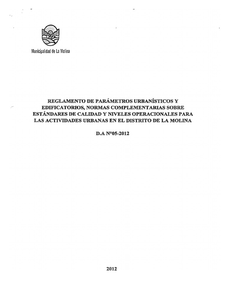 Parametros La Molina | PDF