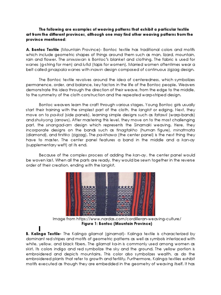 Textile Art in The Philippines | PDF
