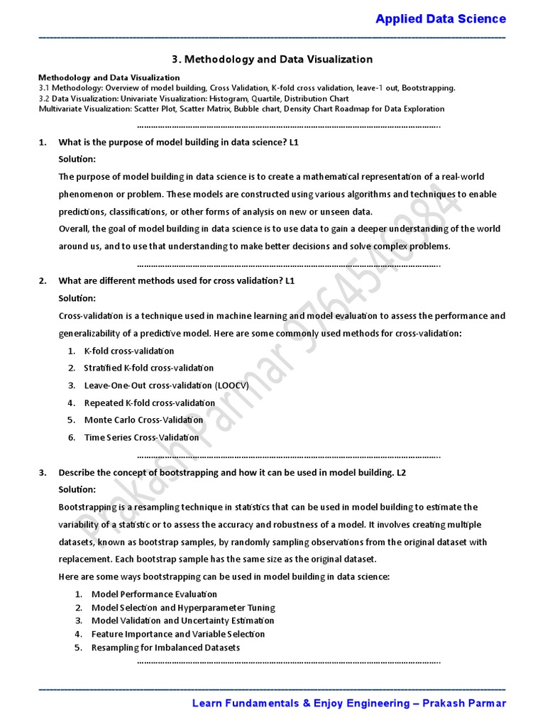 ADS-Methodology and Data Visualization | PDF | Cross Validation ... ADS-Methodology and Data Visualization | PDF | Cross Validation ...