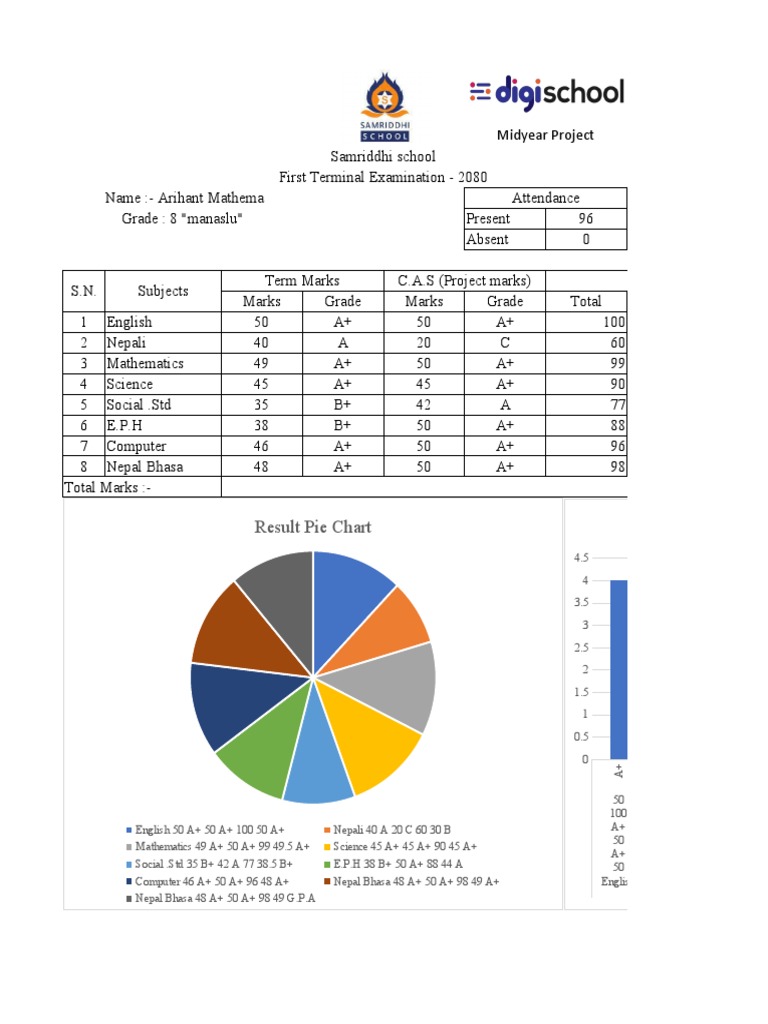 Computer Project Digi School | PDF