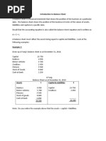 Balance Sheet Format For CXC | PDF