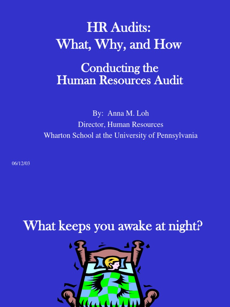 HR Audits: What, Why, and How: Conducting The Human Resources Audit ...
