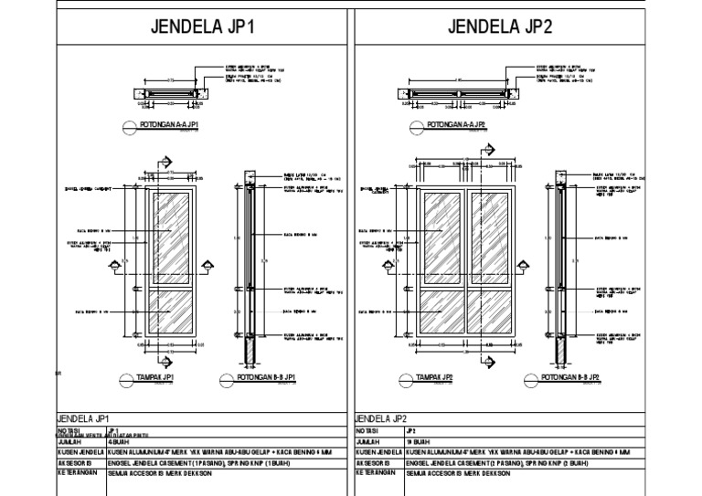 Jendela Jp1 Jendela Jp2 | PDF