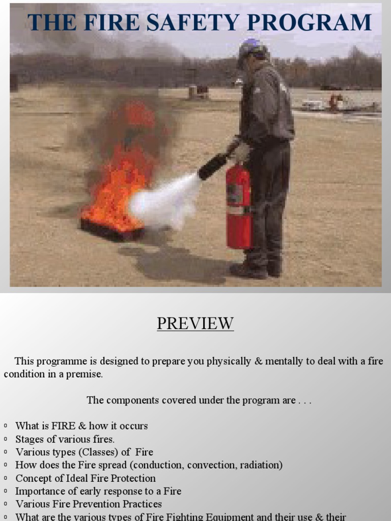 Fire Safety Program Guide | PDF | Fires | Firefighting