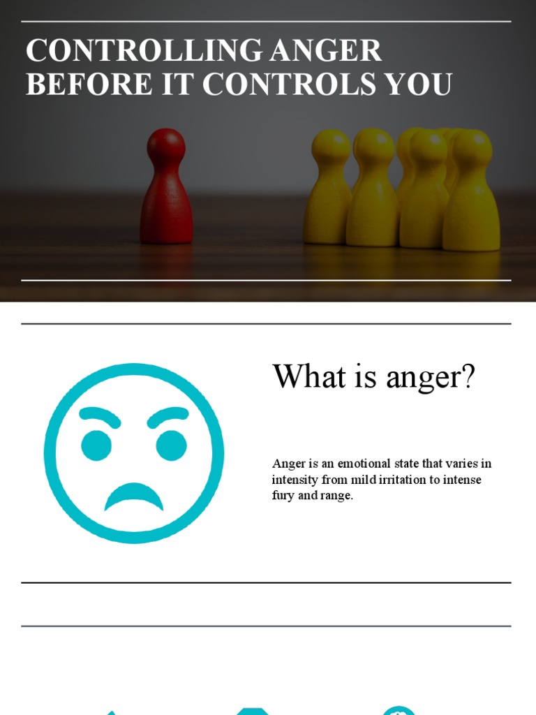 Controlling Anger Before It Controls You | PDF | Career & Growth
